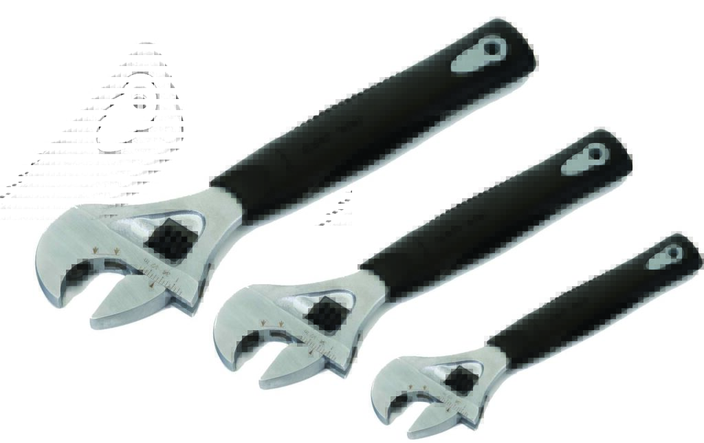 JHW 3PC RATCHETING ADJUSTABLE WRENCH SET - NGC Industries