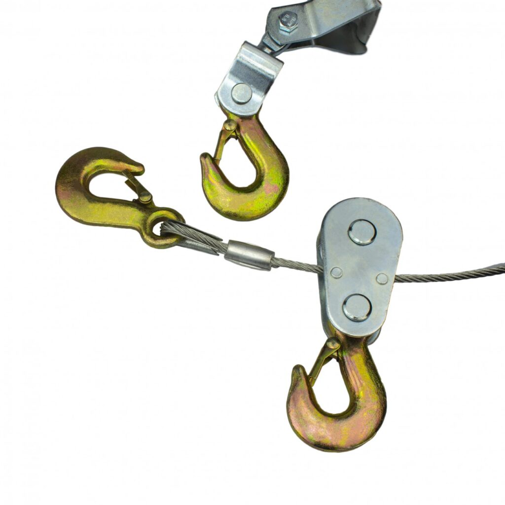 2 TON HD CABLE COME-A-LONG 3 HOOK - NGC Industries