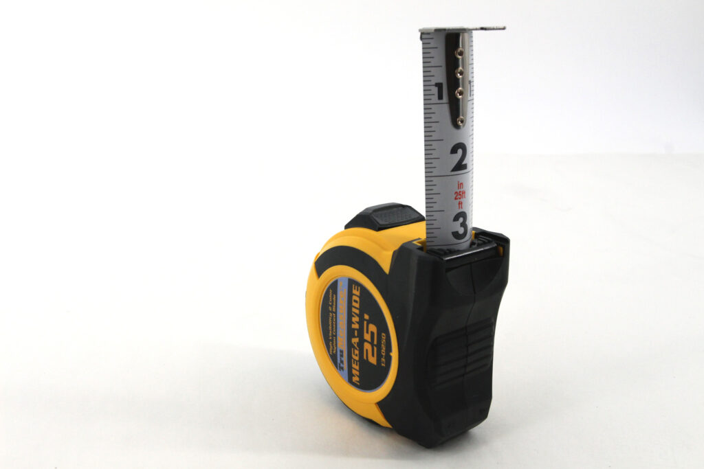 TRU-MEASURE™ MEGA-WIDE 25′ CONTRACTORS TAPE MEASURE - NGC Industries